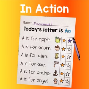 52 Alphabet Worksheets | Reading Practice | ABC Printable | Homeschool ...