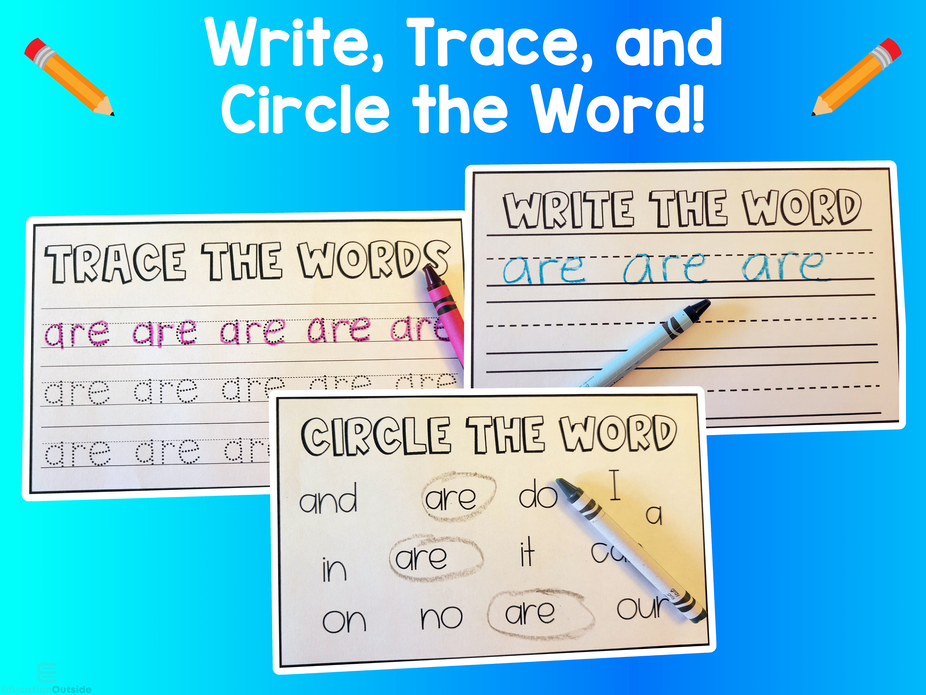 Kindergarten | Dolch Sight Words | Activity Books | Homeschool ...