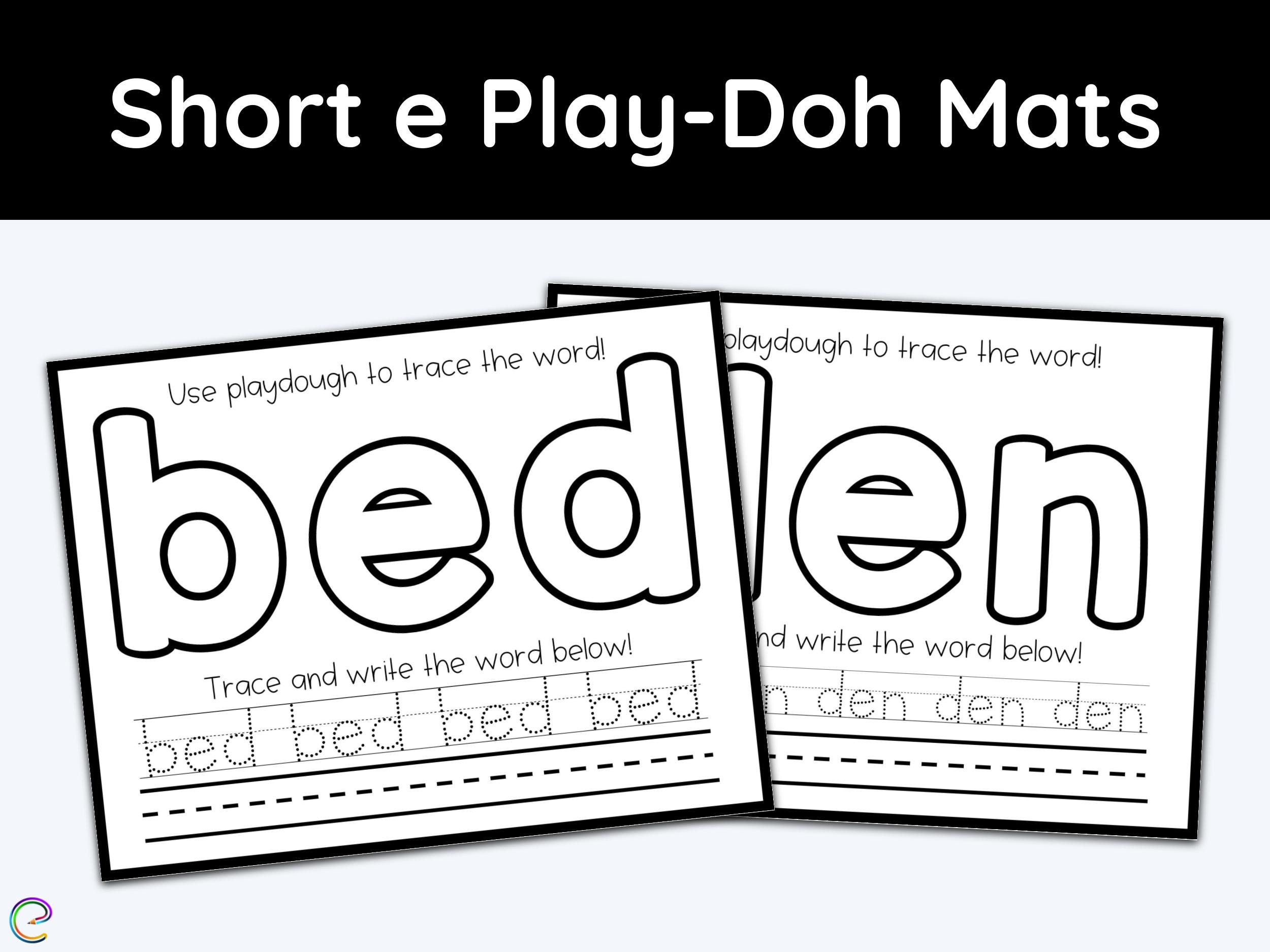Short E, Playdough Mats, Vowel Sounds, Teaching Resources, Education ...