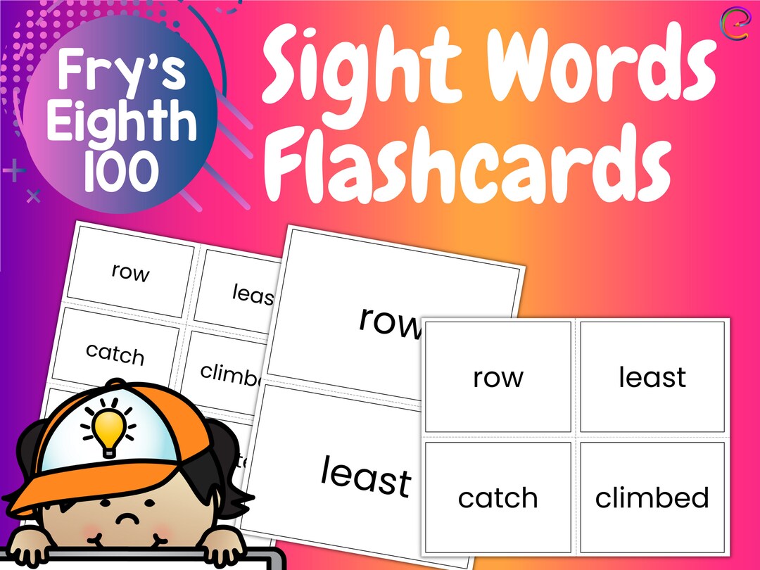 Fry Sight Words | Sight Word Cards | Education Printables | Fourth ...
