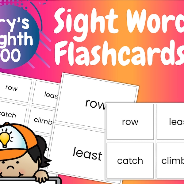 5th Grade Sight Words - Etsy