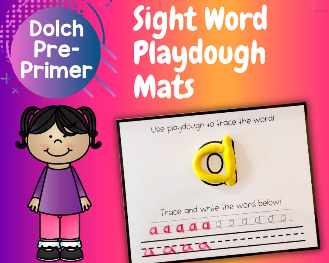 Pre Primer | Playdough Mats | Dolch | Sight Words | Teacher Resources ...