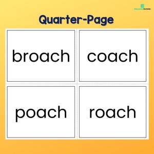 Long O, Flashcards Printable, Vowel Teams, Teaching Resources, Reading ...
