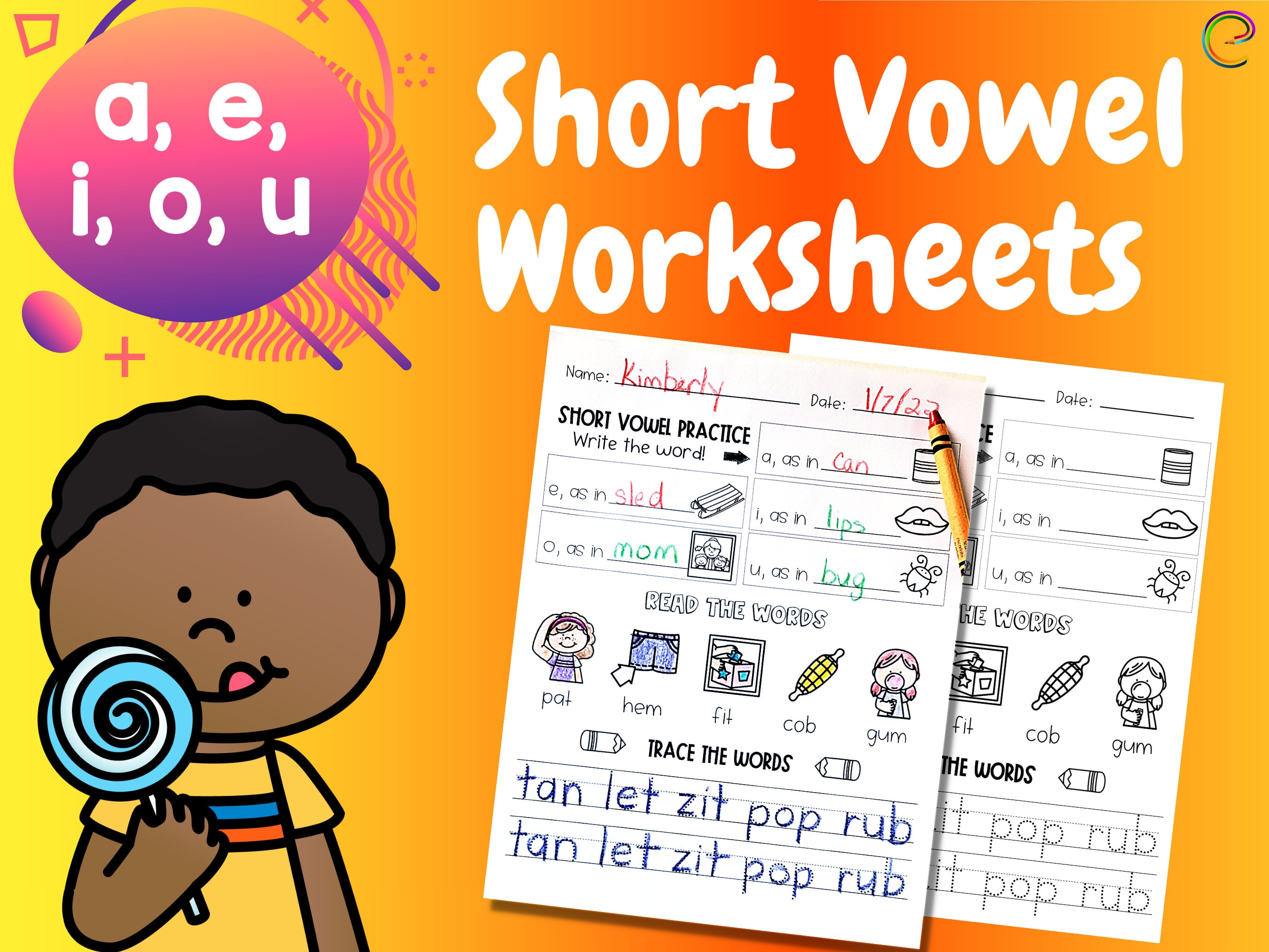 Aeiou Vowels Worksheets