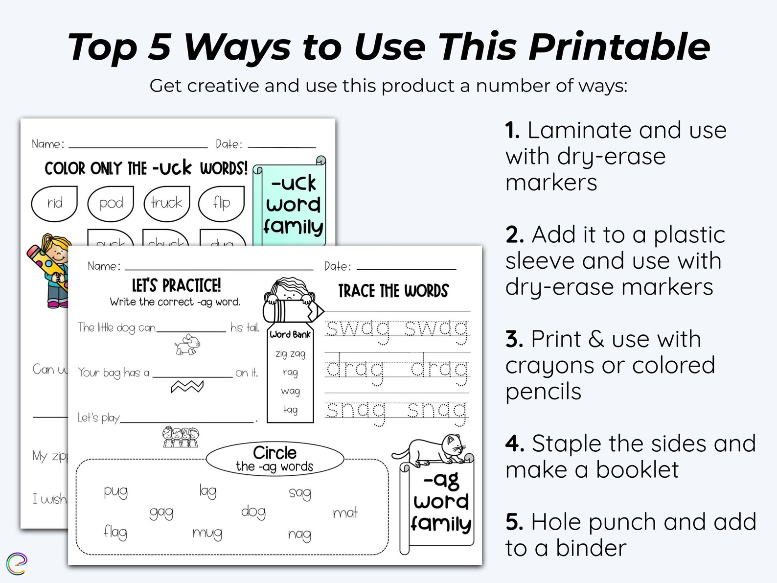 Word Families Short Vowels Vowel Sounds 1st Grade | Etsy