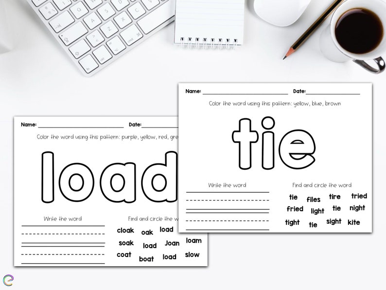 Vowels Long Vowel Worksheets 1st Grade 2nd Grade Mega - Etsy Canada