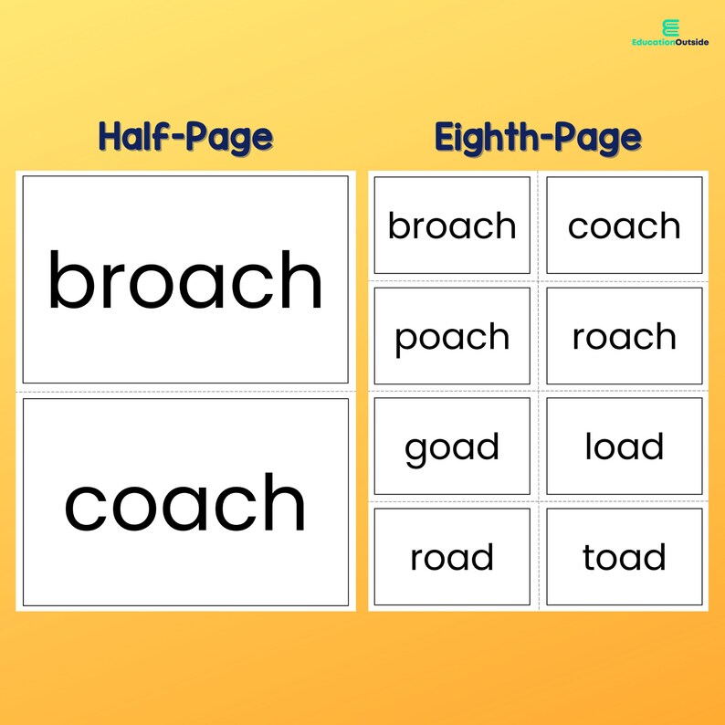 Long O, Flashcards Printable, Vowel Teams, Teaching Resources, Reading ...
