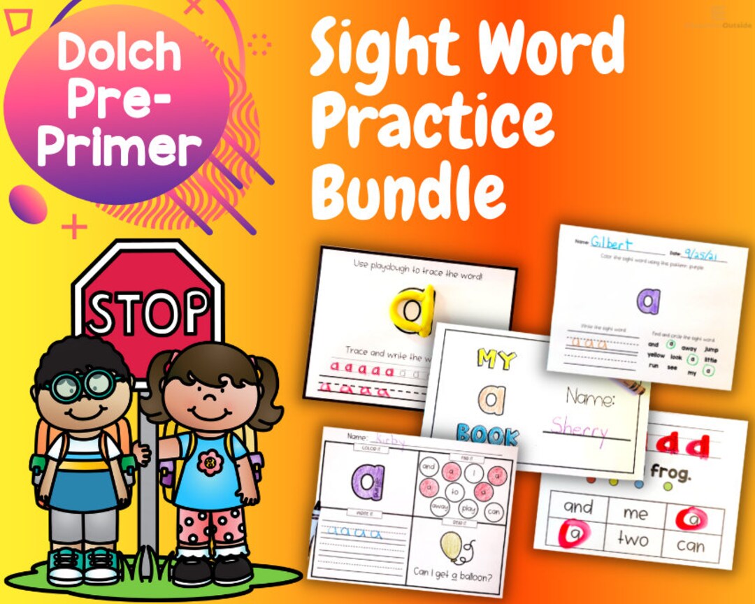 481 PAGES | Pre-k Worksheets | Dolch Sight Words | Mega Bundle ...