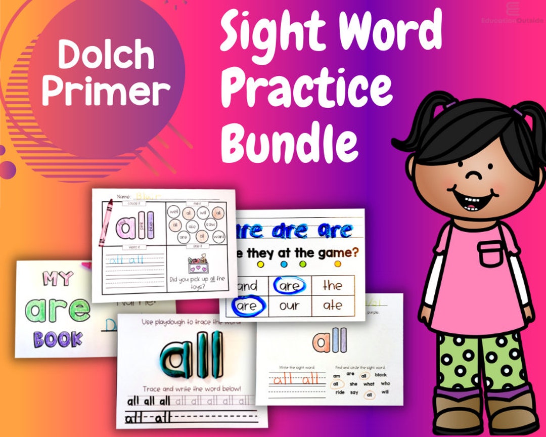 624 PAGES | Preschool Worksheets | Dolch | Sight Words | Mega Bundle ...