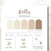 Wedding Guest Attire Card Mood Board Wedding Color Palette Beach ...