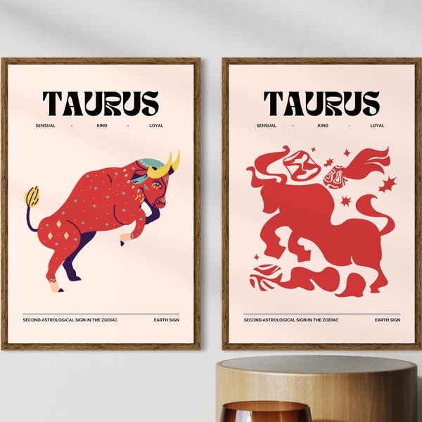 Taurus Art - Etsy