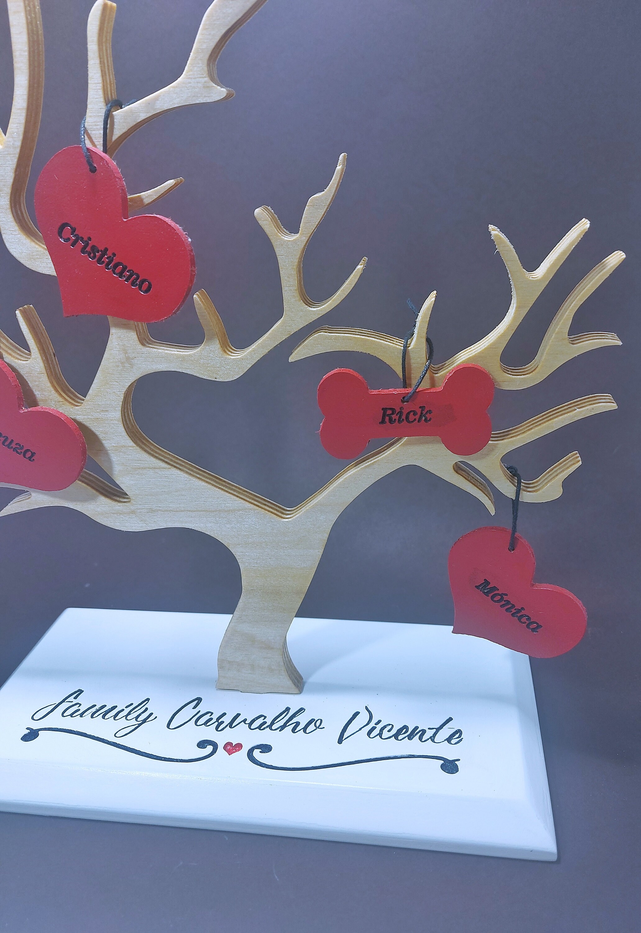Wooden Family Tree Wood Family Tree We Make a Family - Etsy