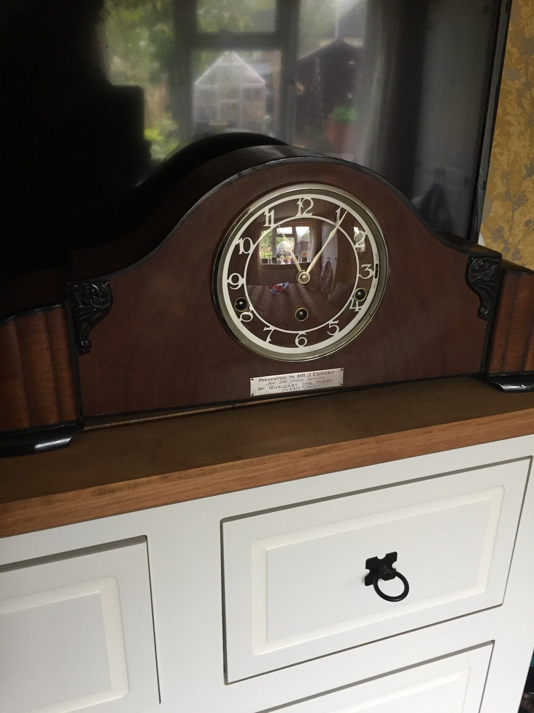 Large Impressive Garrard Clock Converted to Quartz Westminster Chime ...