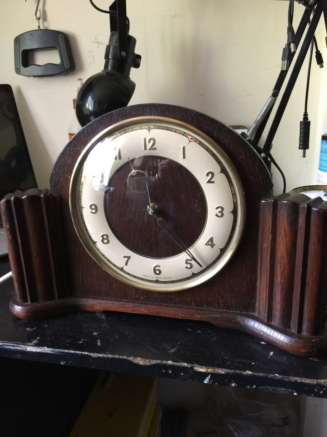 Vintage 1940s/50s Smiths of Enfield Mains Electric Mantel Clock - Etsy UK