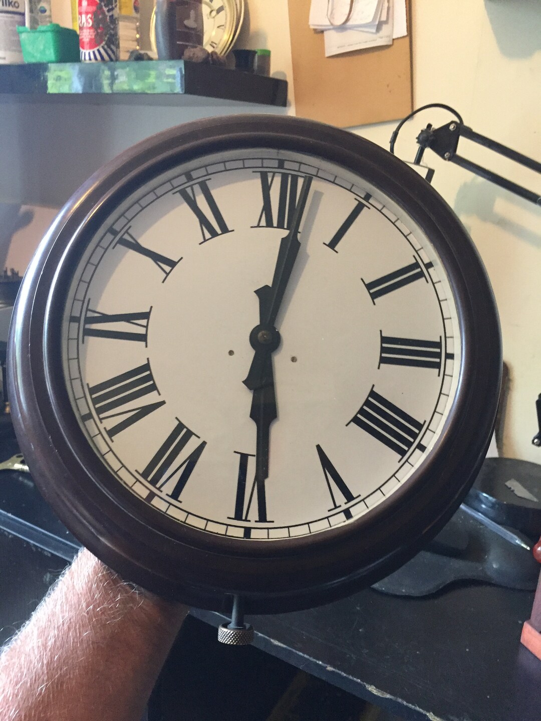 Rare 1930s Bakerlite Smiths 8 Day Clockwork School Clock - Etsy