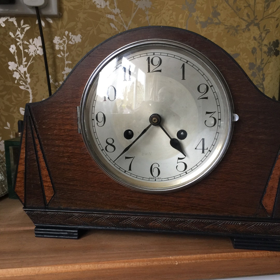 Art Deco 1920s NON Chiming Mantel Clock - Etsy UK