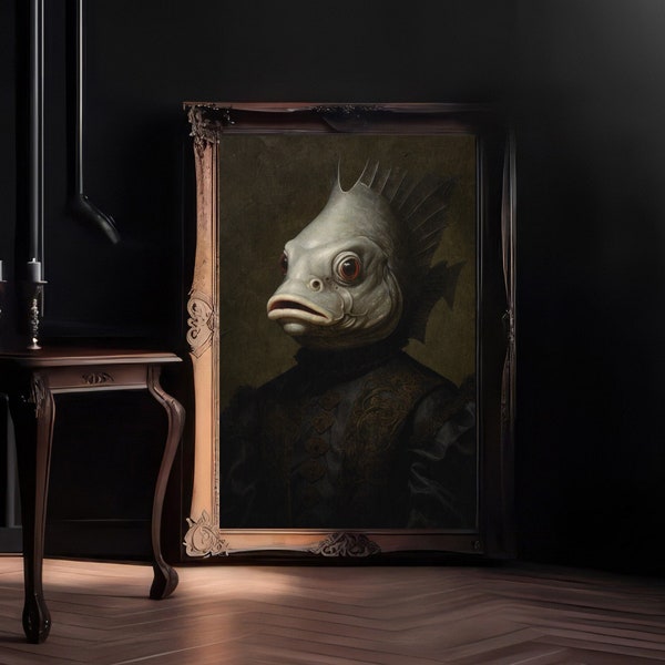 Fish Portrait - Etsy