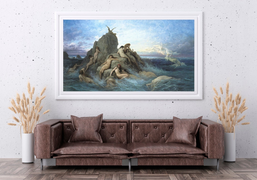 Gustave Dore Les Oceanides Les Naiades De La Mer Oceanides - Etsy