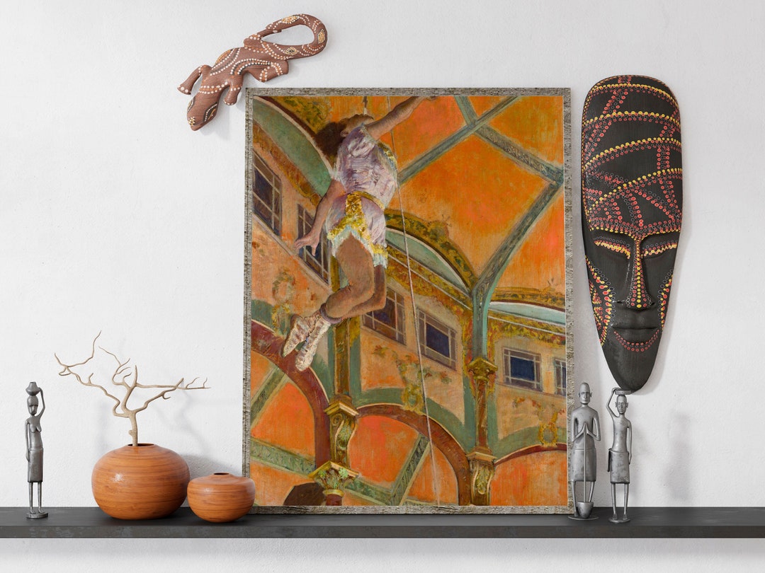 Edgar Degas Miss La La at the Cirque Fernando. Print on - Etsy