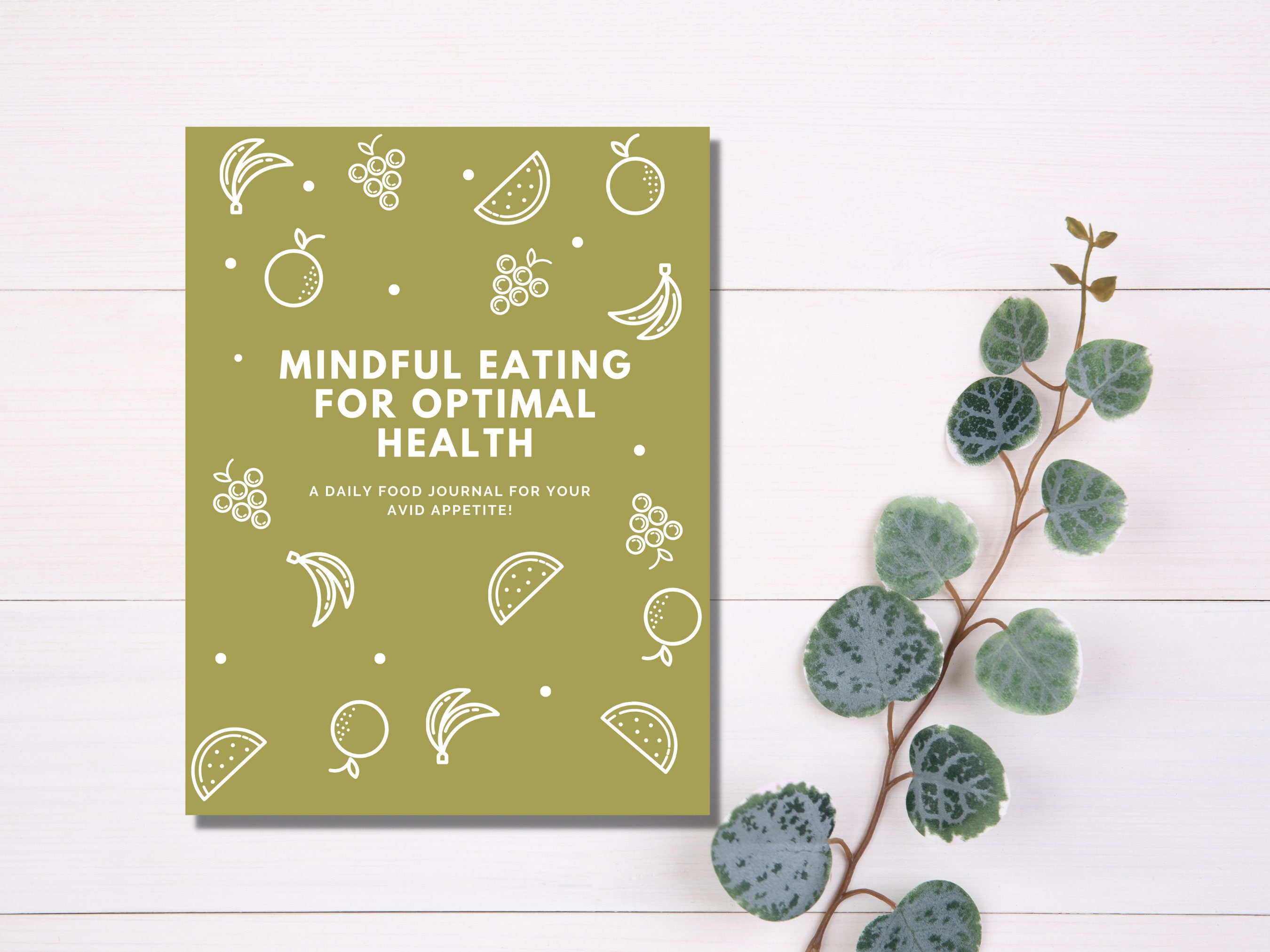 Mindful Eating Workbook Printable | Intuitive Eating Journal | Food ...