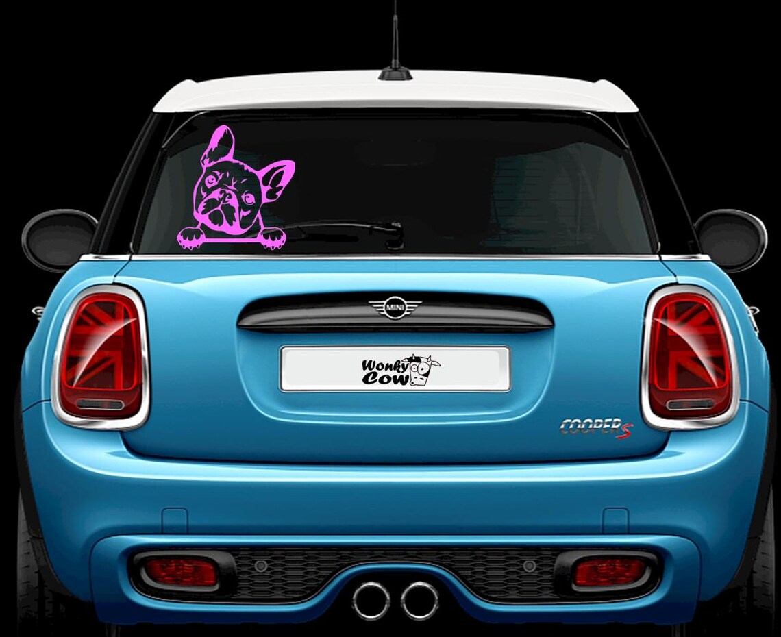 French Bulldog Car Sticker Decal Dog Lover Van Bumper Decals Window - Etsy