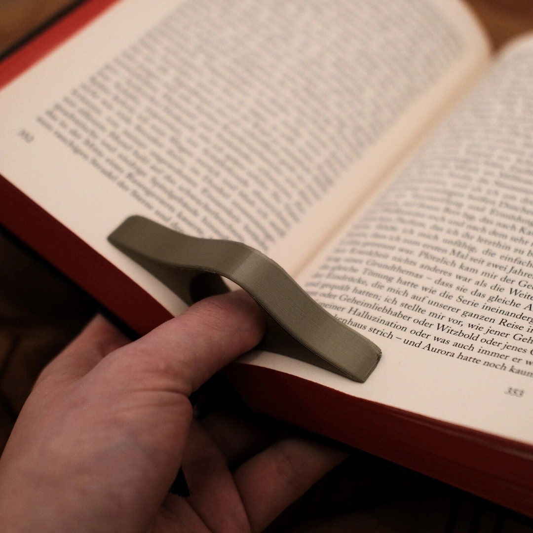 X2 Book Holders Thumb Page Holder One Hand Reading Book Study Reading ...