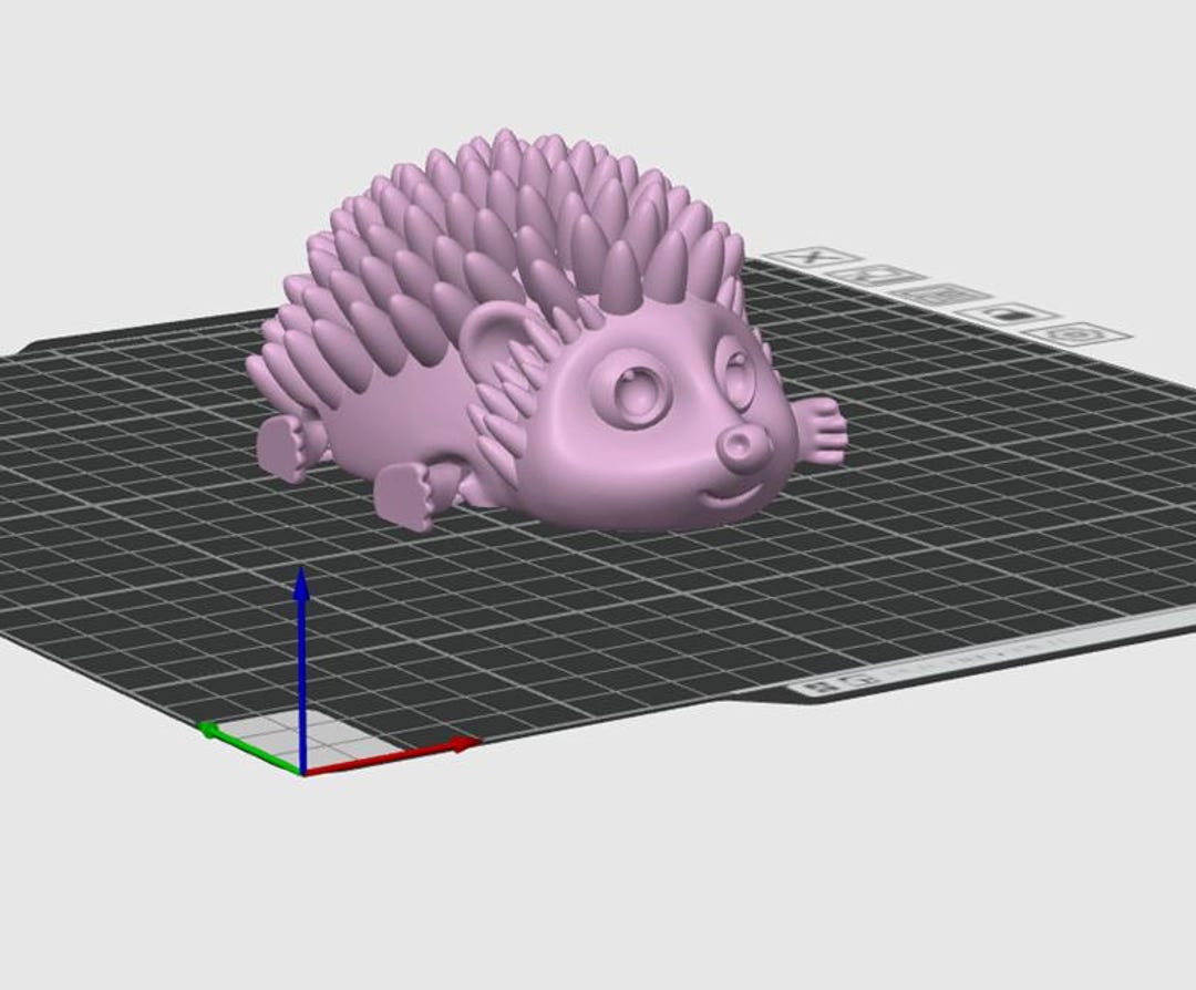Flexi Hedgehog Fidget Toy, STL File, 3D Printable File, 3D Printable ...