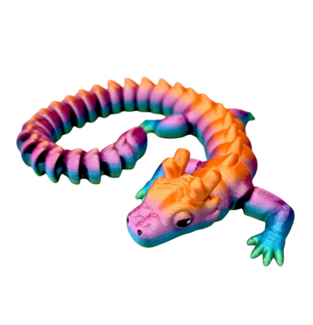Dragon Flexi Fidget Toy, 3D Printed - Etsy UK