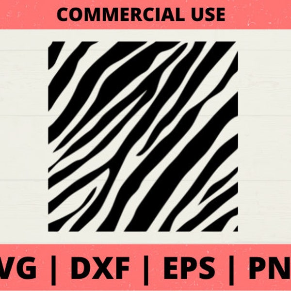 Zebra Print Repeating Pattern Svg - Etsy