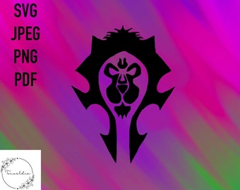 World of Warcraft Worgen SVG PNG Jpeg PDF Cricut Cutting - Etsy
