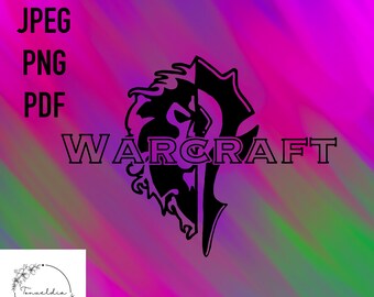 World of Warcraft Worgen SVG PNG Jpeg PDF Cricut Cutting - Etsy