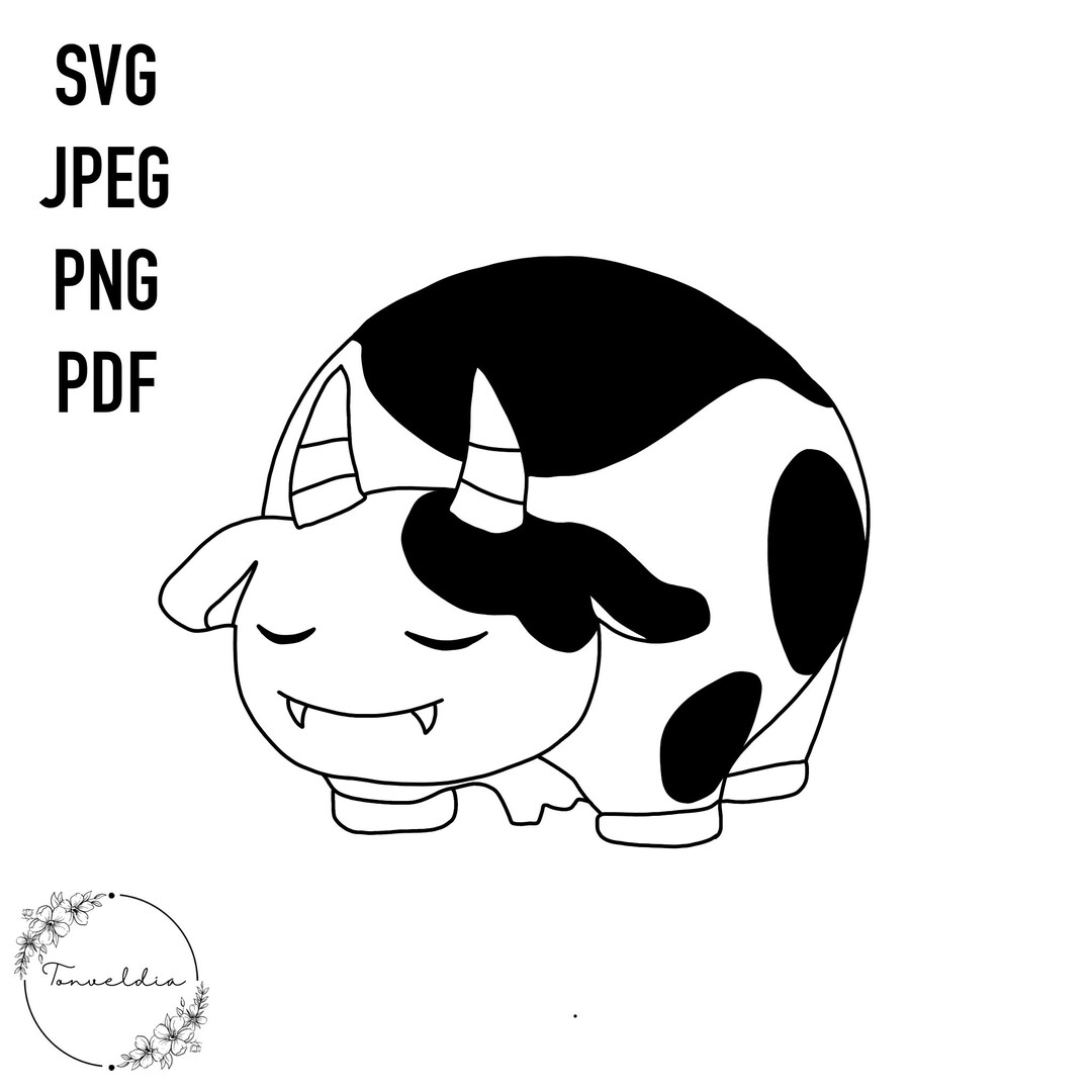 Palworld Mozzarina SVG PNG Jpeg + PDF Cricut Cutting Digital File ...