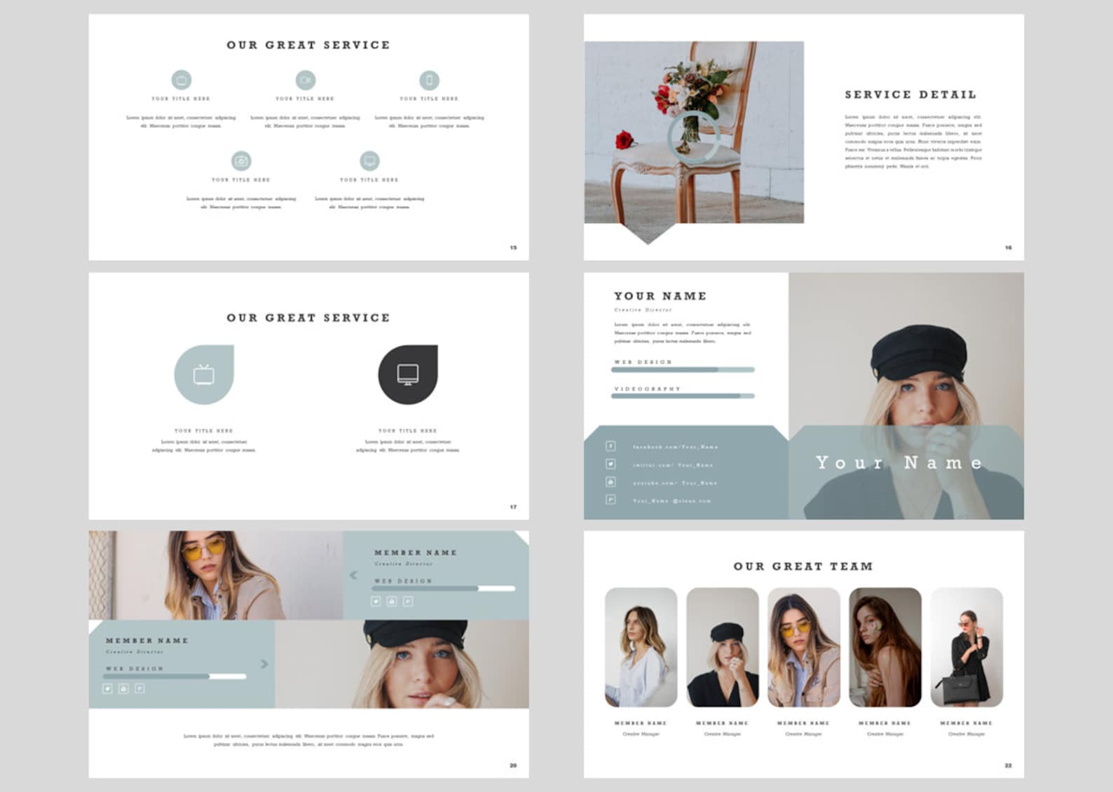 Modern - Simple Powerpoint Slides Presentation Template Modern, Simple ...