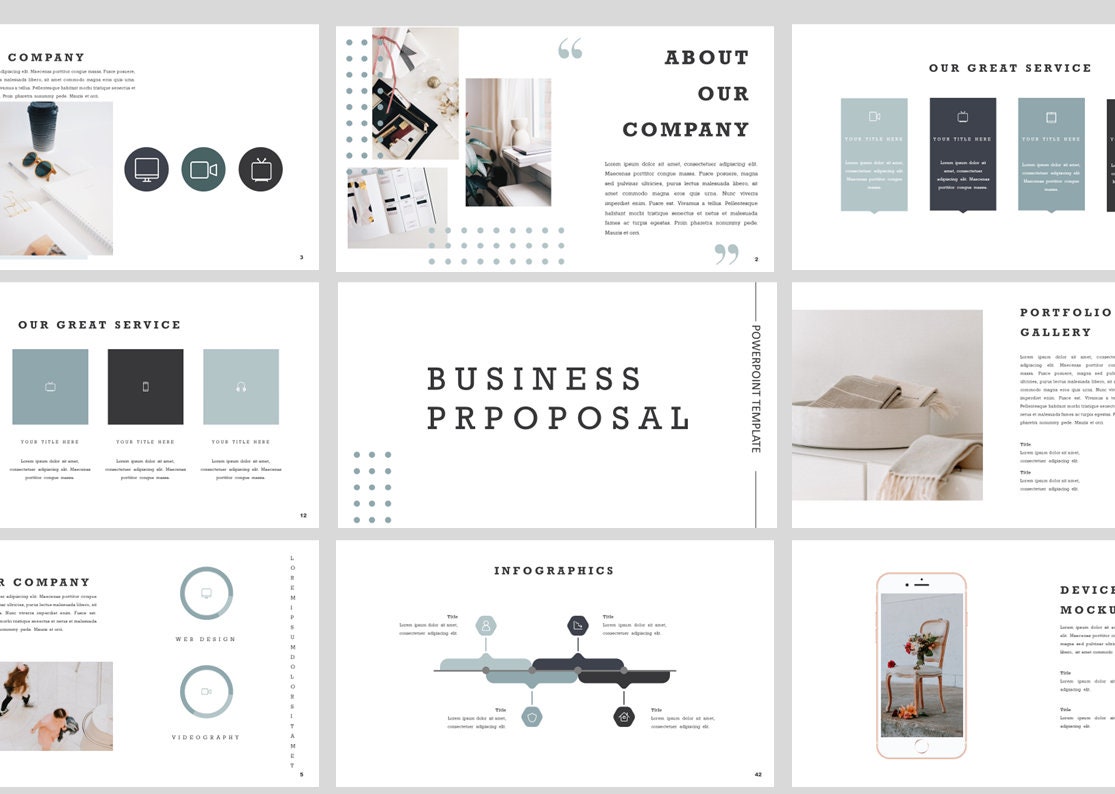Modern - Simple Powerpoint Slides Presentation Template Modern, Simple ...