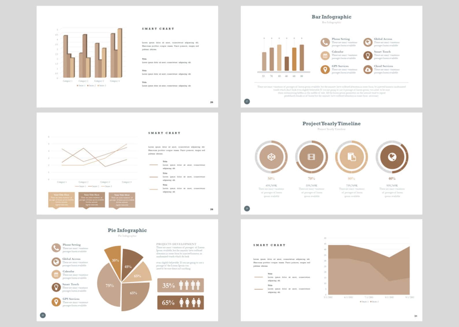 Minimal Template Powerpoint Presentation Template Beige Presentation ...