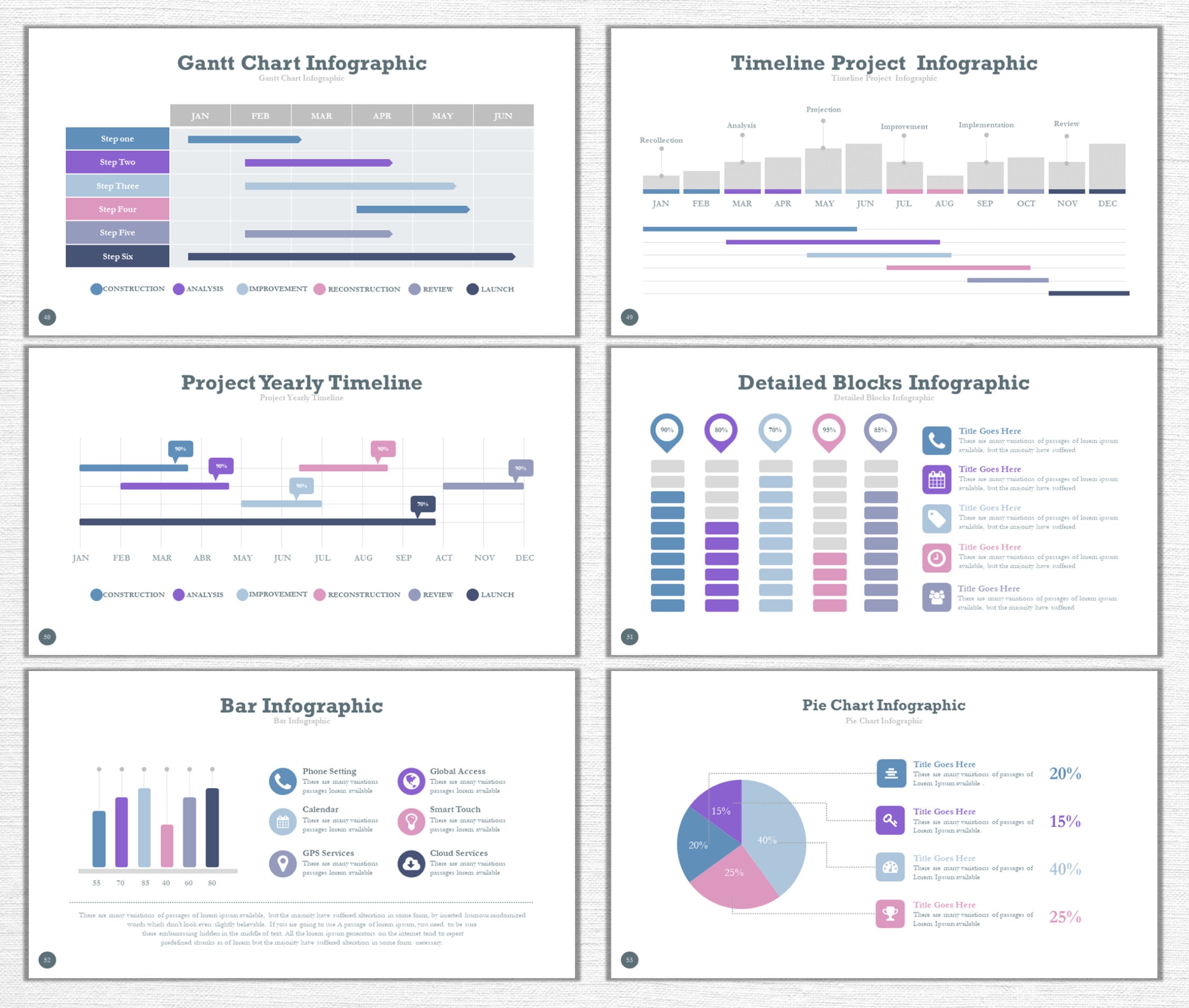 Minimal Modern Powerpoint Presentation Template Blue Clean - Etsy