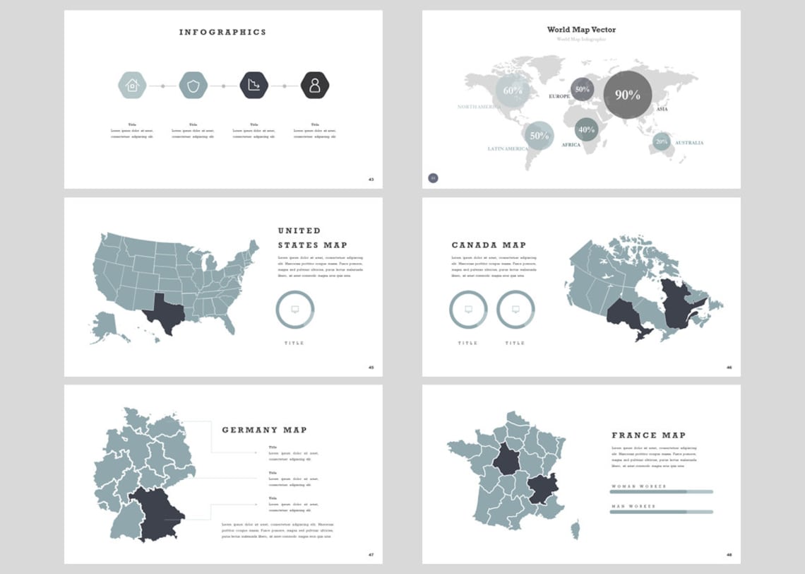 Modern Simple Powerpoint Slides Presentation Template Modern, Simple ...