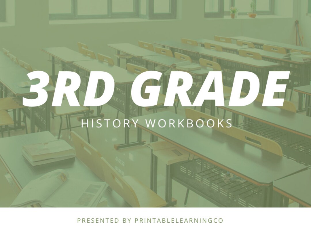 3rd Grade History Workbook - Etsy