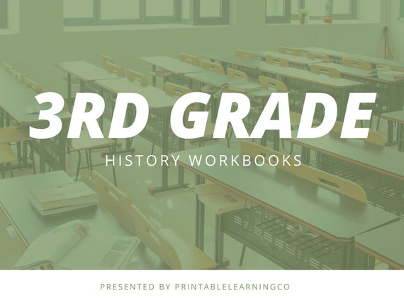 3rd Grade History Workbook - Etsy