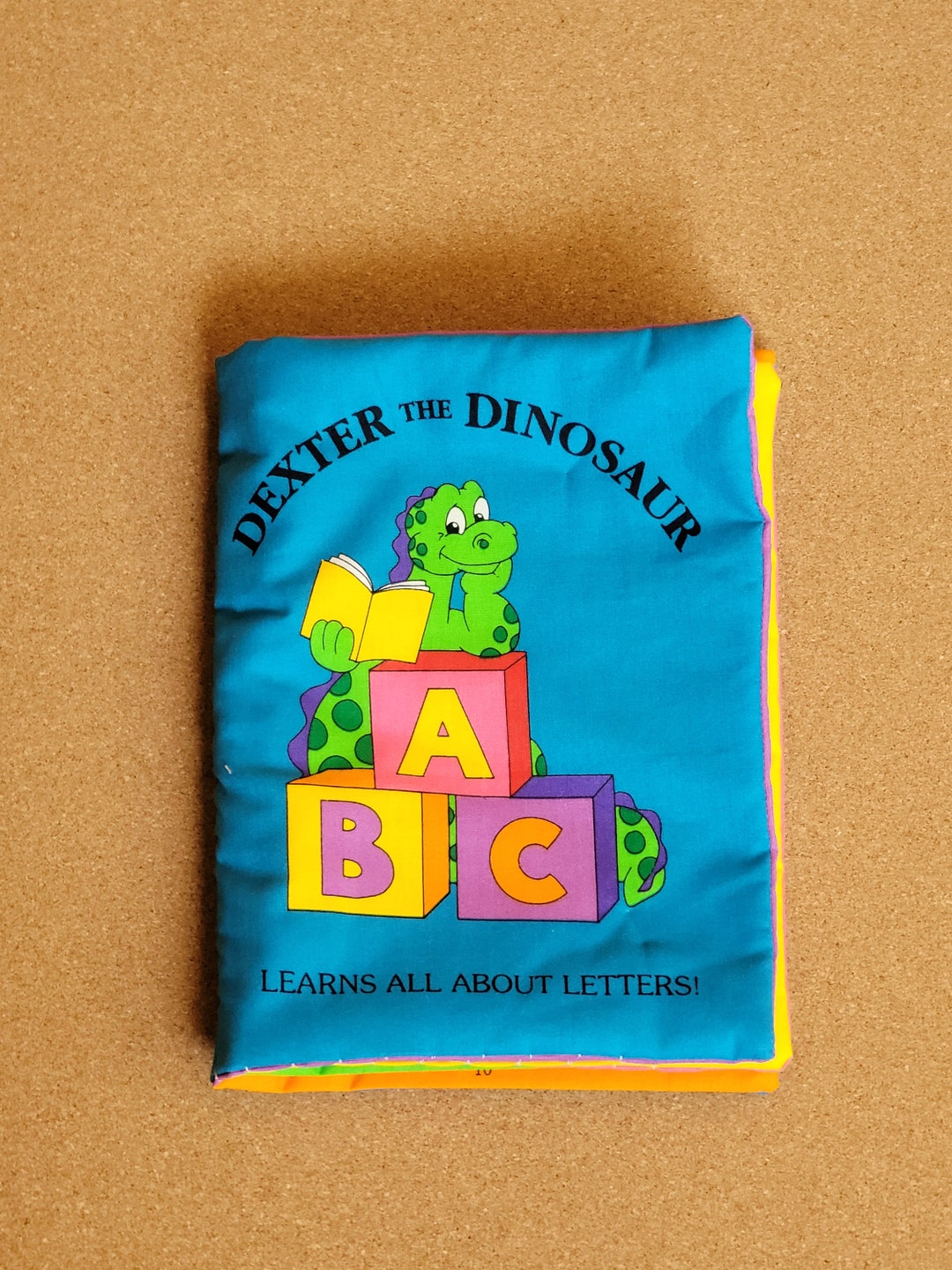 Dexter the Dinosaur Learns All About Letters! Soft Book - Etsy