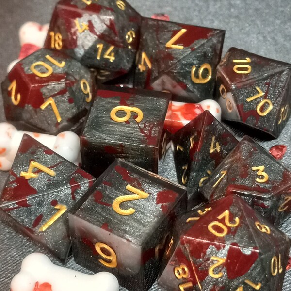 Raven Rpg Dice - Etsy