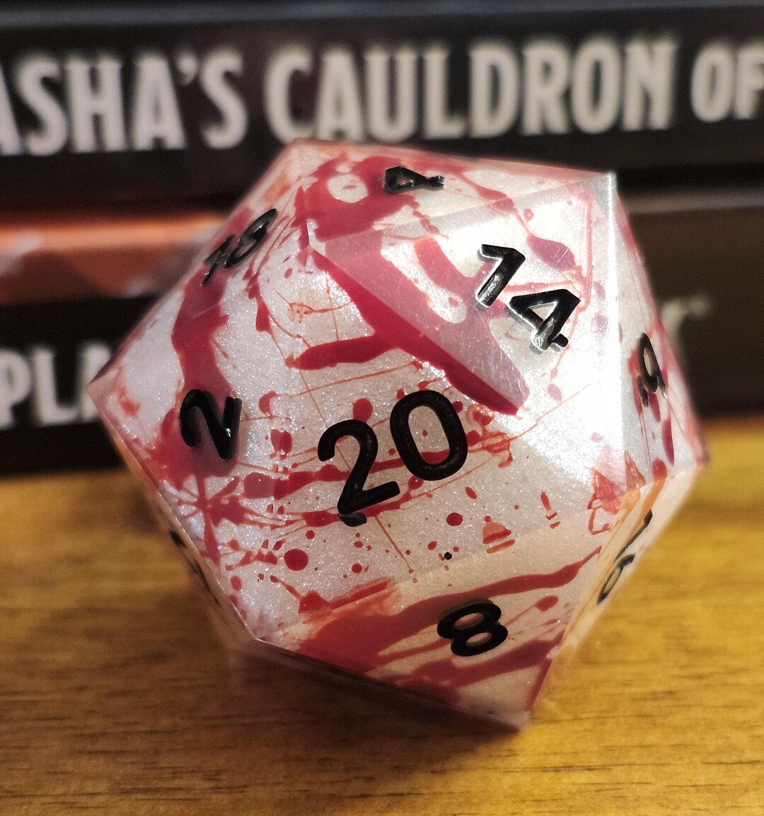 Frenzied Rage 40mm D&D Chonk, Polyhedral Dice, Dnd Dice, Dungeons and ...