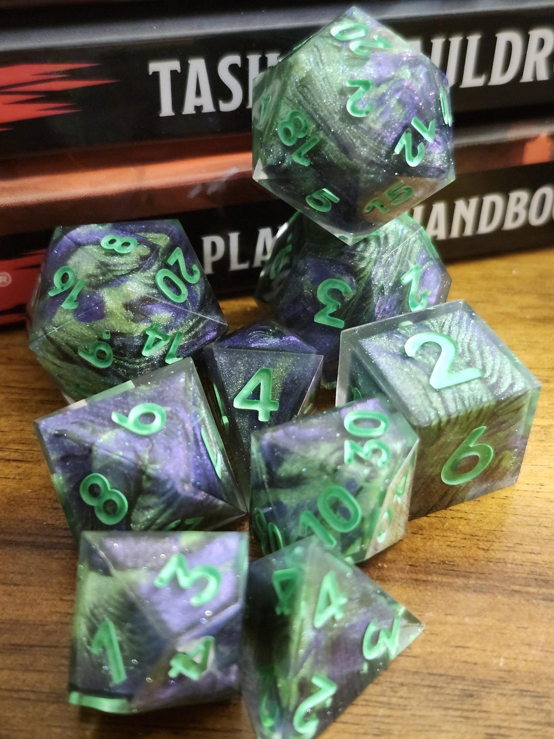 Witch, Please D&D Dice Set, 9 Piece Dice Set, Polyhedral Dice, Dnd Dice ...