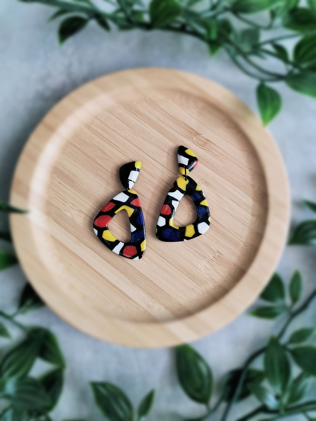 Mondrian Triangle Donut small - Etsy