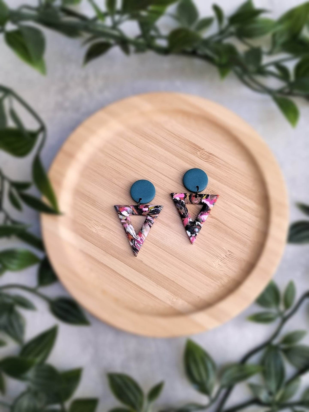 Scrap Rainbow Inverted Triangles - Etsy