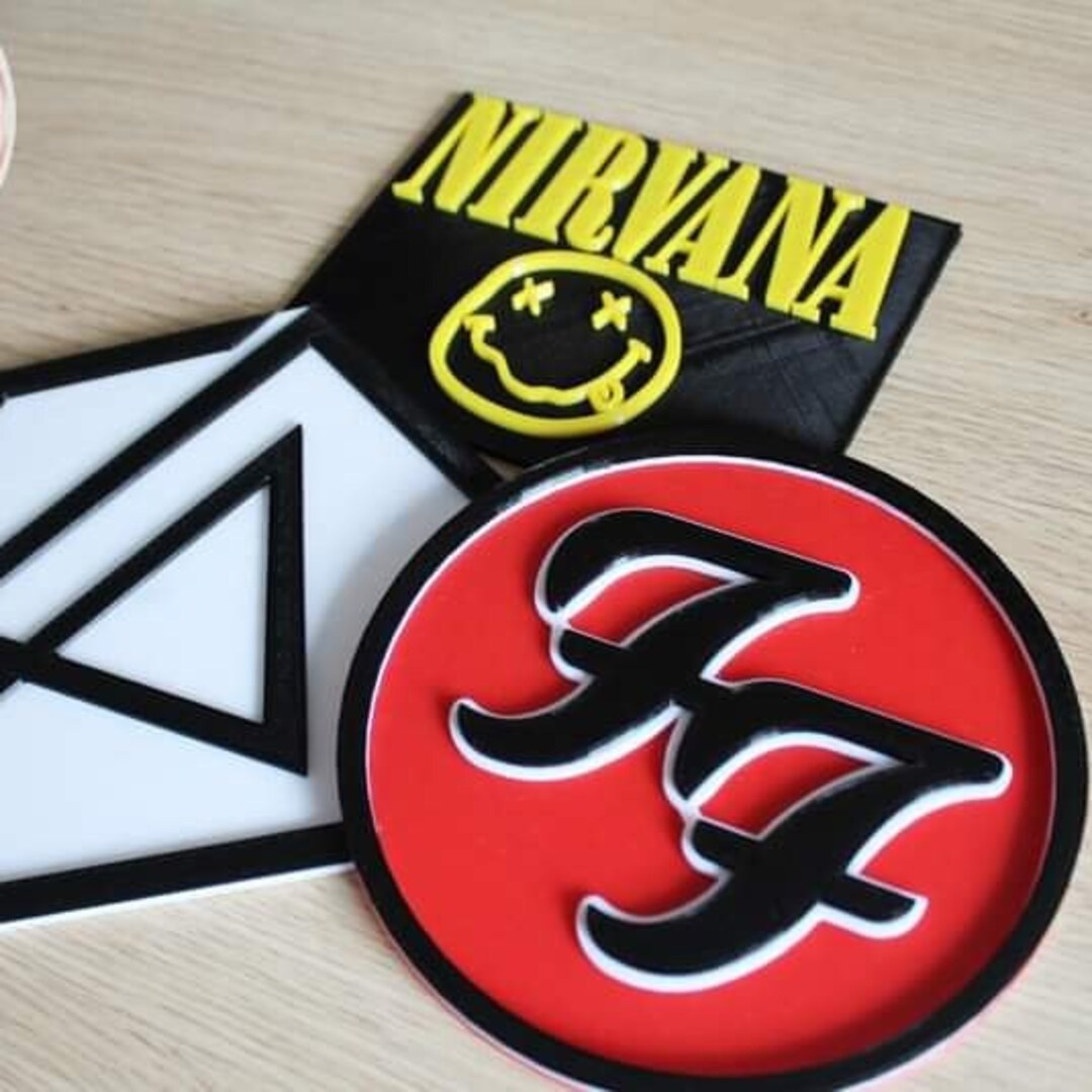 Rock Band Sign 3D Printed Band Logos - Etsy Australia