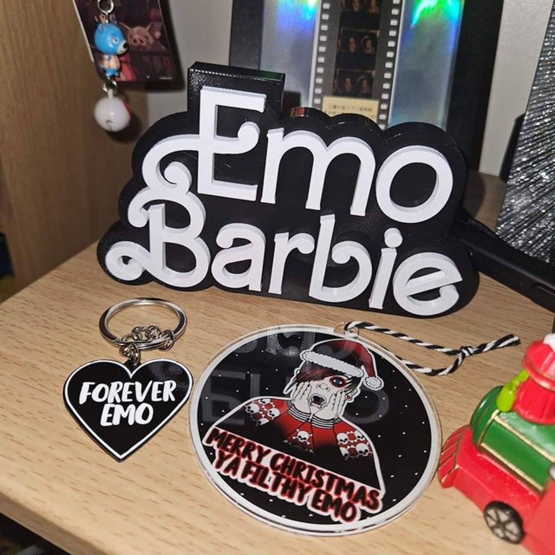 Emo Barbie Sign | Wall or Desk Mounted | Emo Decor - Etsy Canada