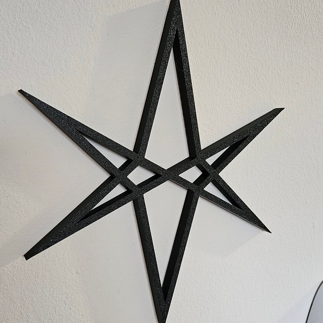 Unicursal Hexagram 3D Wall Art (inspired by BMTH) - Etsy