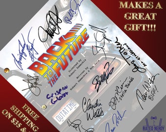 Back to the Future Script - Etsy