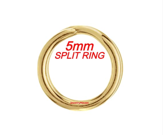 14k gold split jump rings store